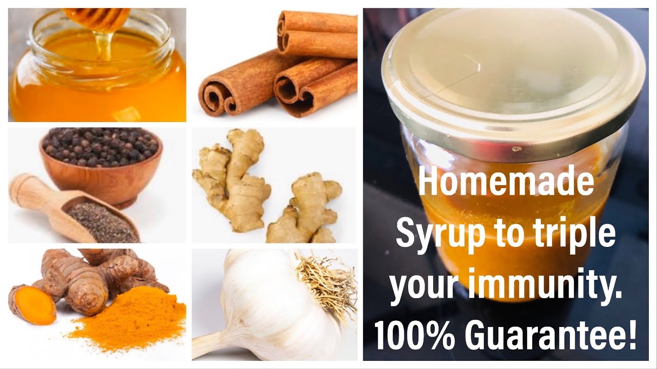 Immunity SYRUP Home-made Syrup to (BOOST your Immunity). SIX POWER SHOT ...