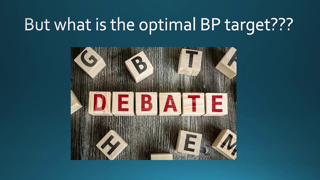 Target Blood Pressure Level in Chronic Kidney Disease & Diabetes ...