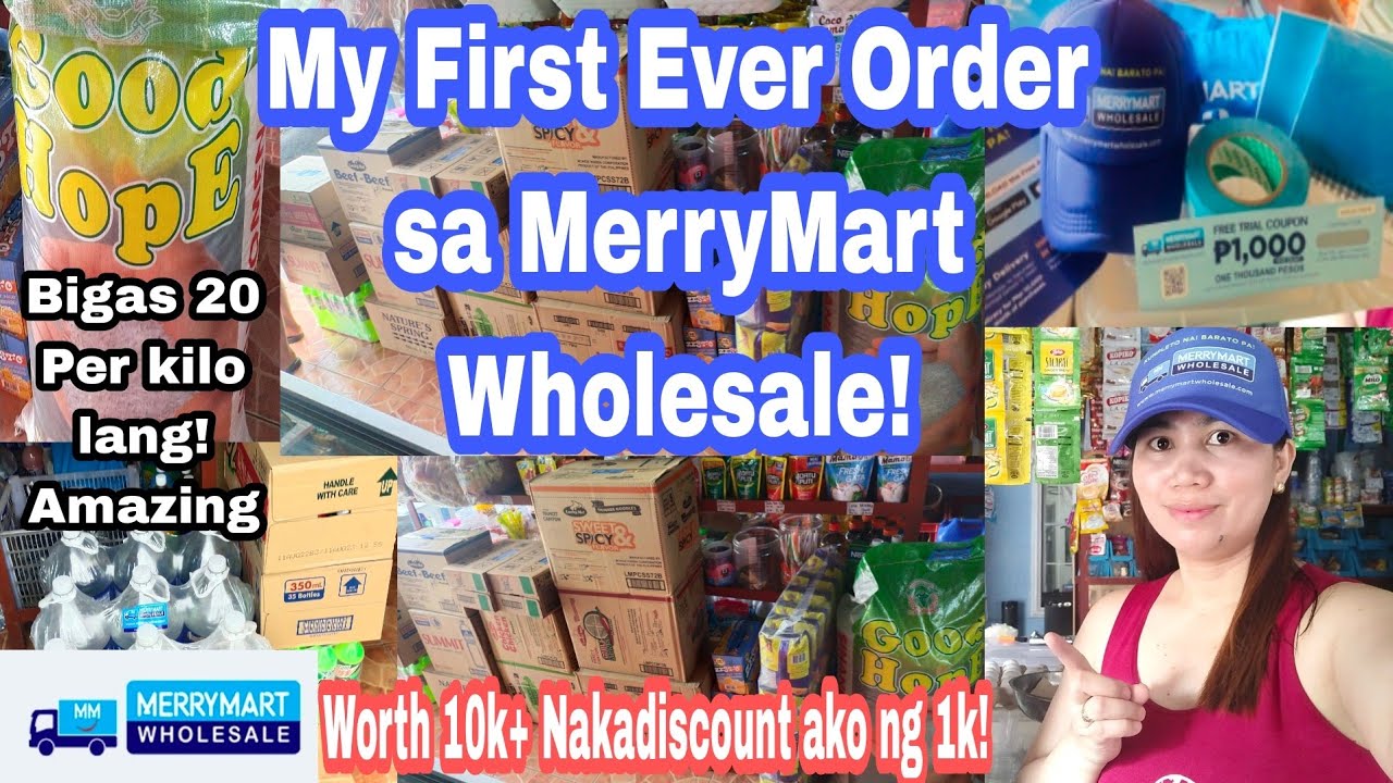 MerryMart Wholesale First Ever Delivery! Bigas 20 Per kilo lang! Paano ...