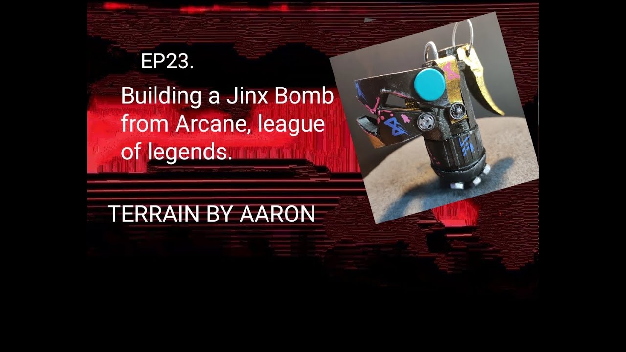 How to make a Jinx bomb from Arcane, league of legends. Ep23 - YouTube