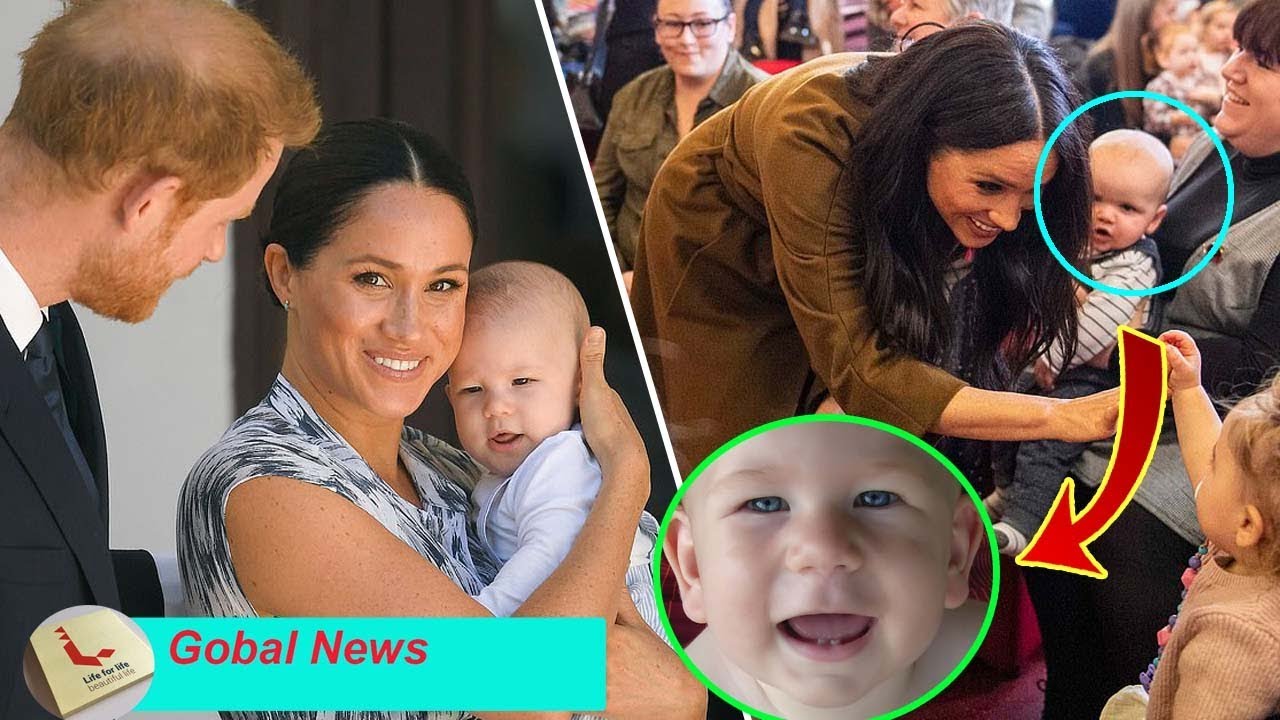 Baby Archie made his second appearance in England with his parents, he ...