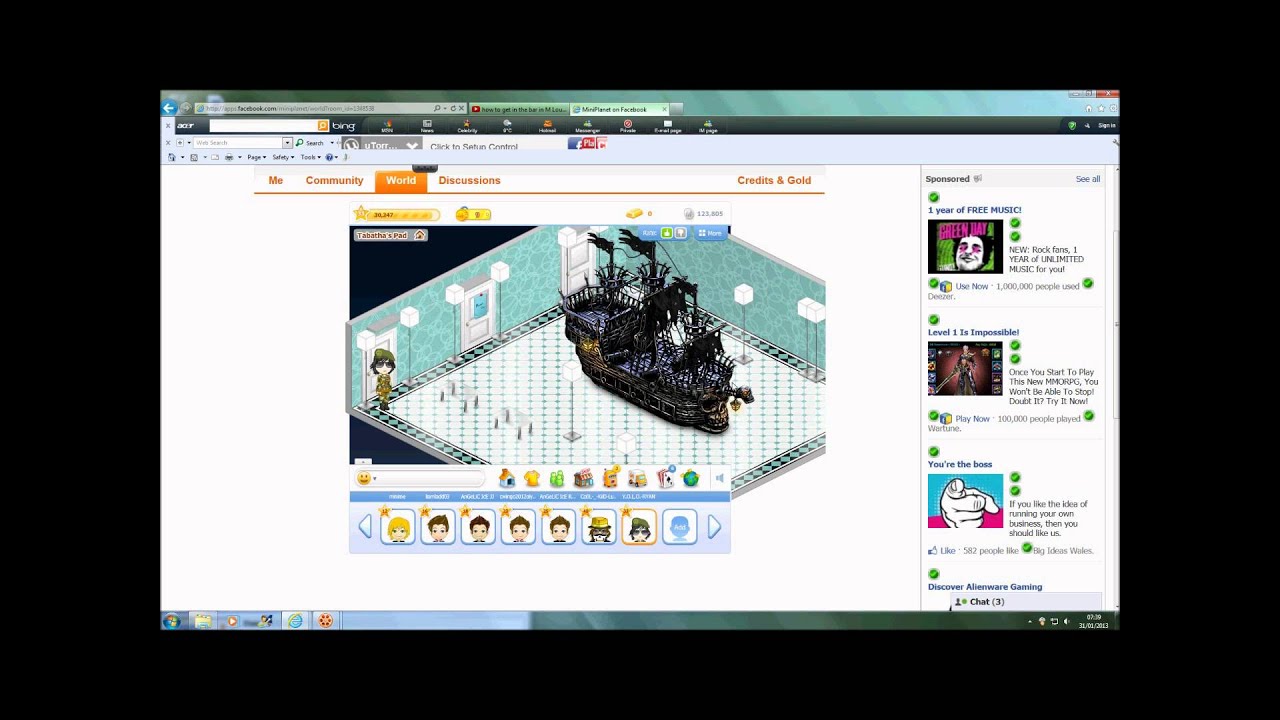 How to get into the bar in M lounge on MiniPlanet - YouTube