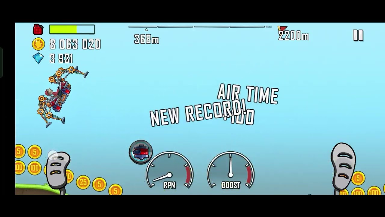 HILL CLIMB RACING CARANTULA Speedrunner Stage - YouTube