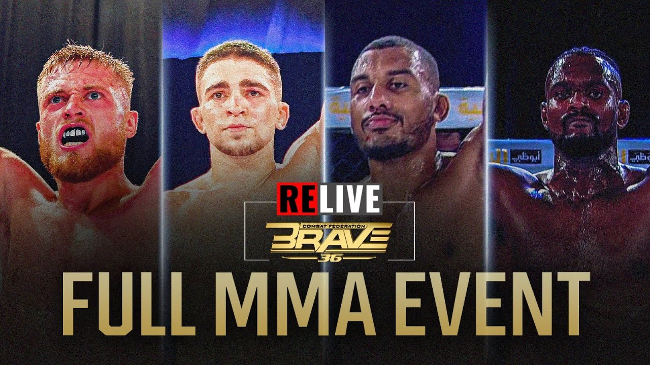 Full MMA Event | Global Premiere of BRAVE CF 36 | Live from Bucharest ...
