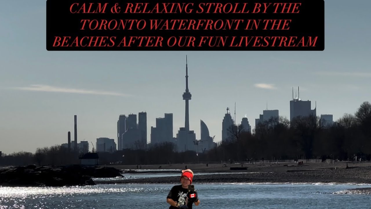 Walk in the Beaches by the Lake in Toronto. 4K HDR Footage Taken on ...