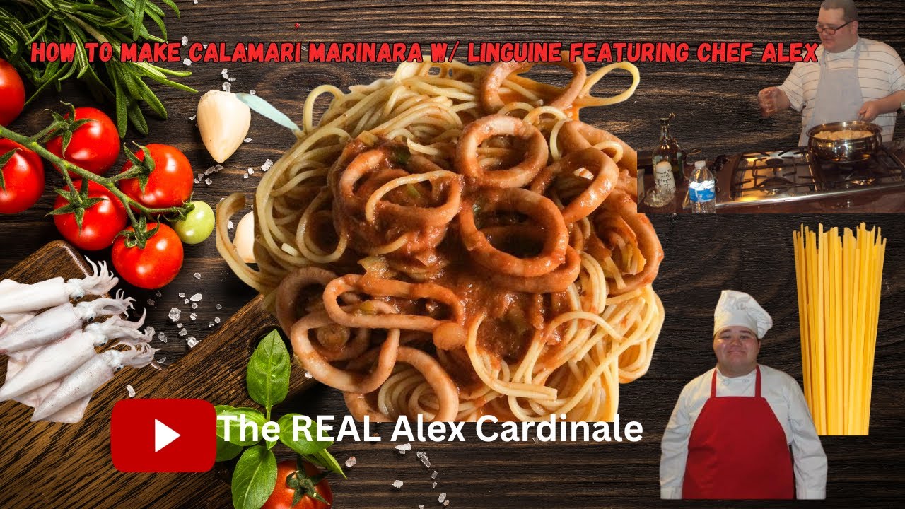 Let's Make Calamari Marinara W/ Chef Alex #chefalex - YouTube
