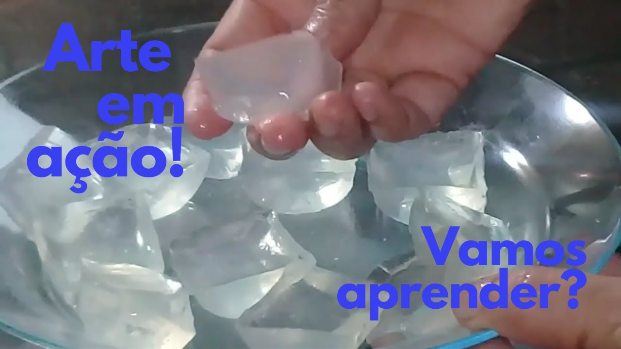 Como fazer GELO FALSO que não derrete para decoração de bolos | apenas ...