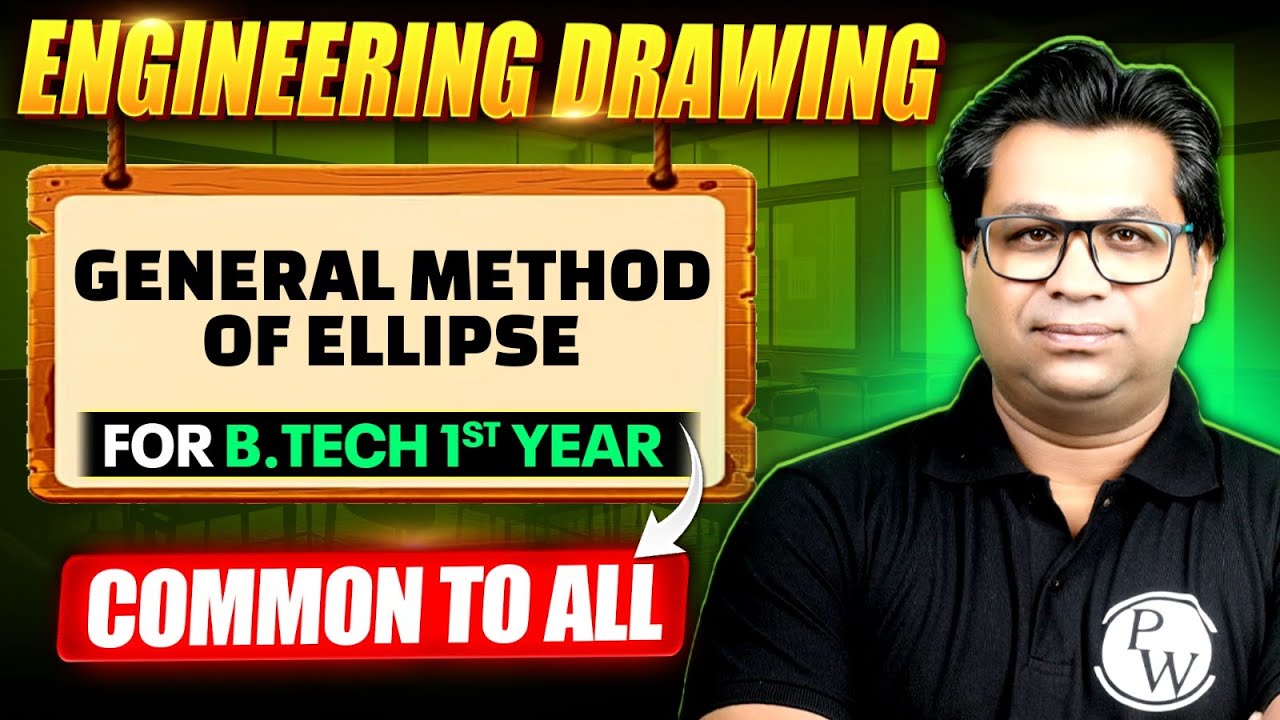 Engineering Drawings | General Method of Ellipse | Engineering Graphics ...
