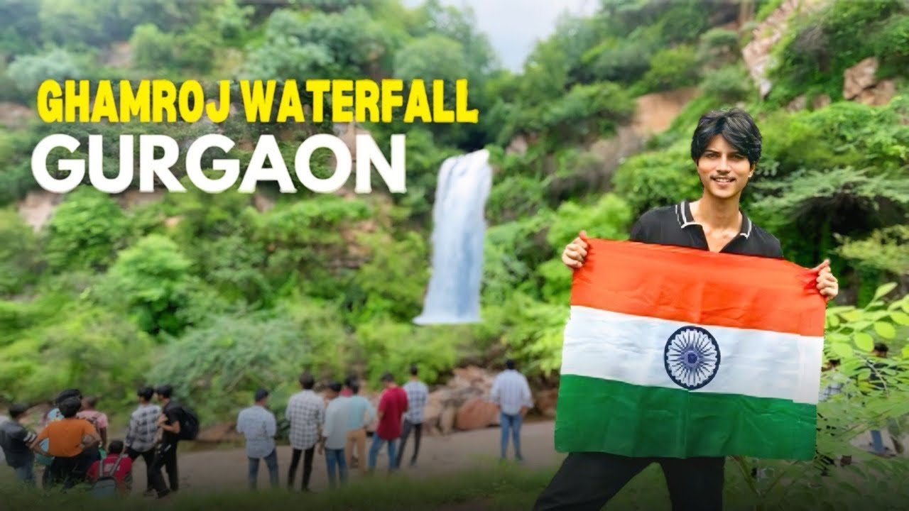 Ghamroj waterfall gurgaon | ghamroj natural waterfall - YouTube