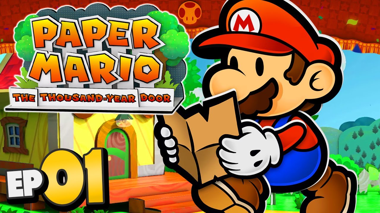 Paper Mario The Thousand Year Door Remake Part 1 THE MAP TO CRYSTAL ...