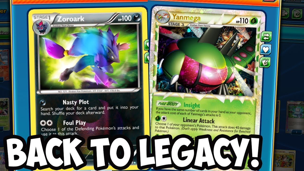 Back to Legacy! Stage 1 Box Deck w/ Zoroark/Yanmega Prime & Flareon ...