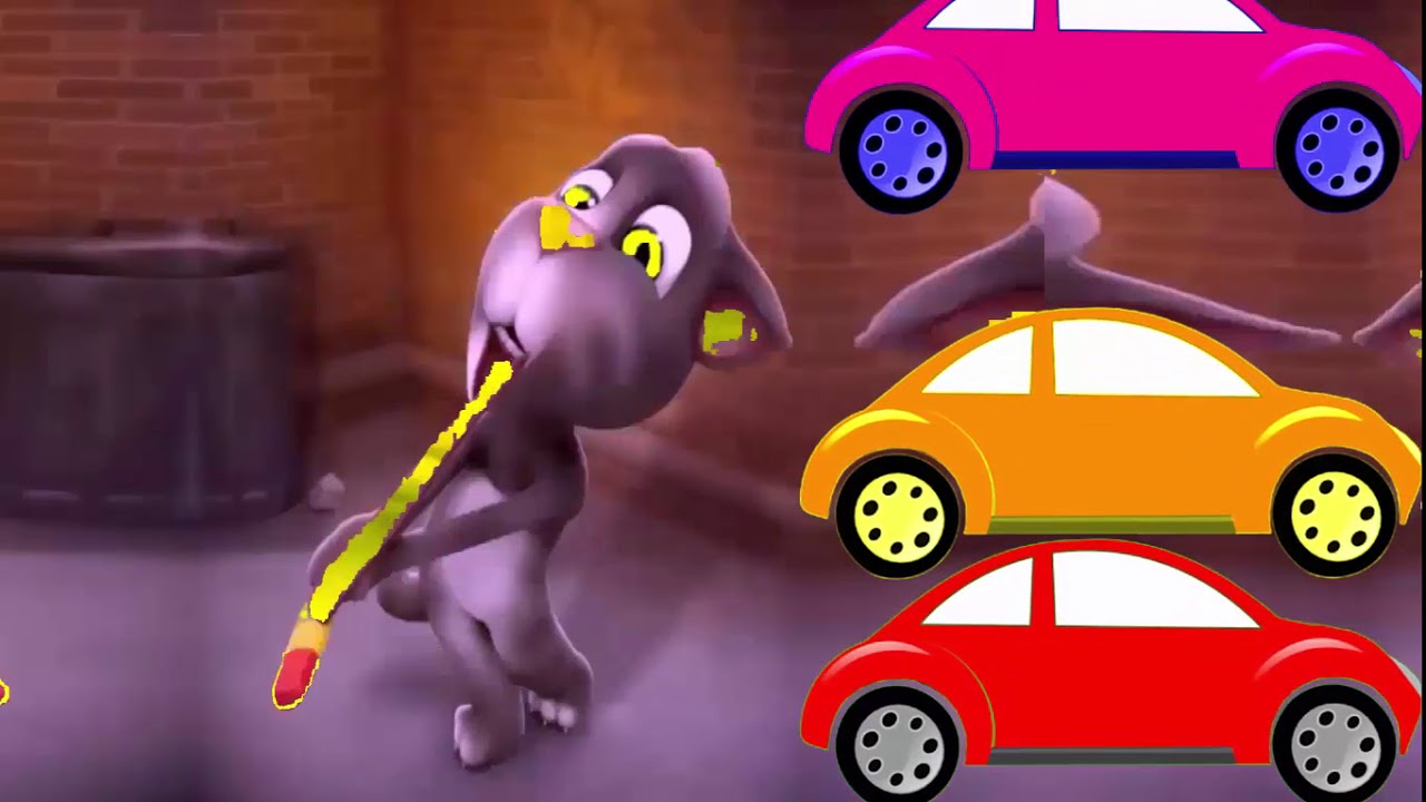 Learn Colors Surprise My Talking Tom || Animation Cartoon Funny ...