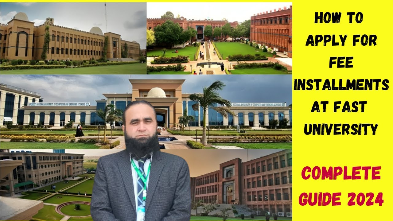 How to Apply for Fee Installments in FAST University : : Simple ...