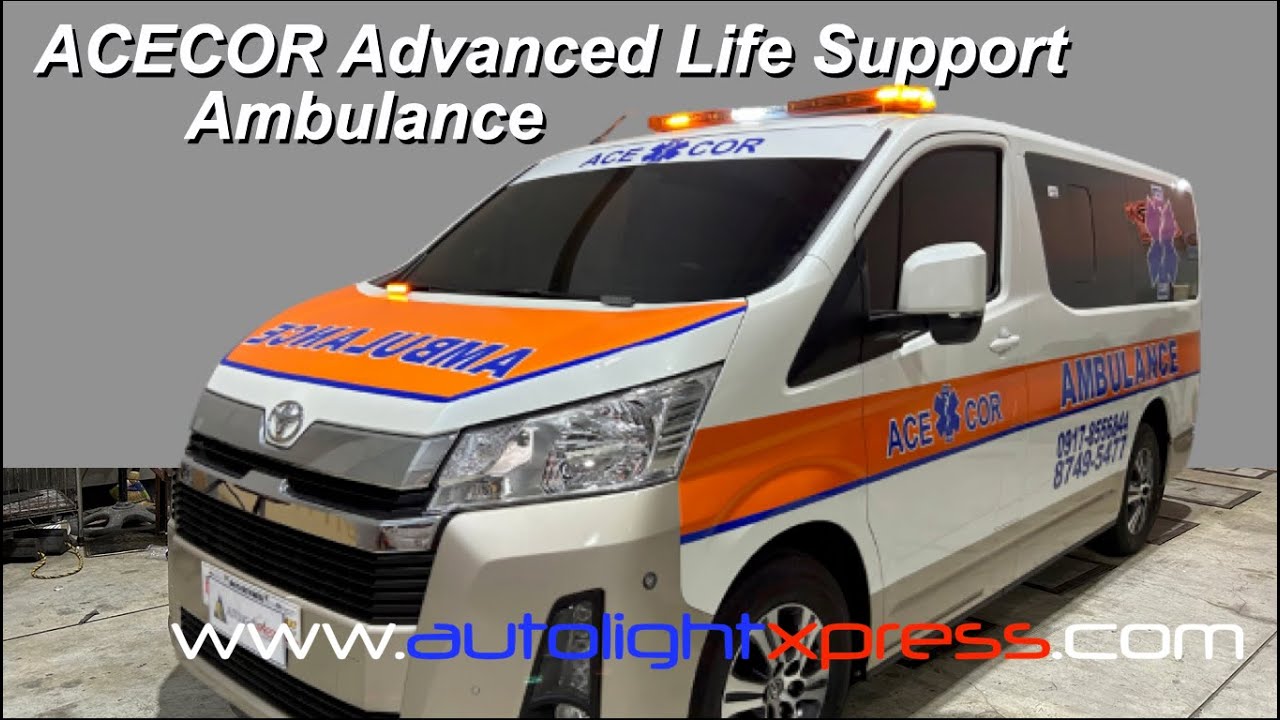 ACE COR Advance Life Support Ambulance - YouTube