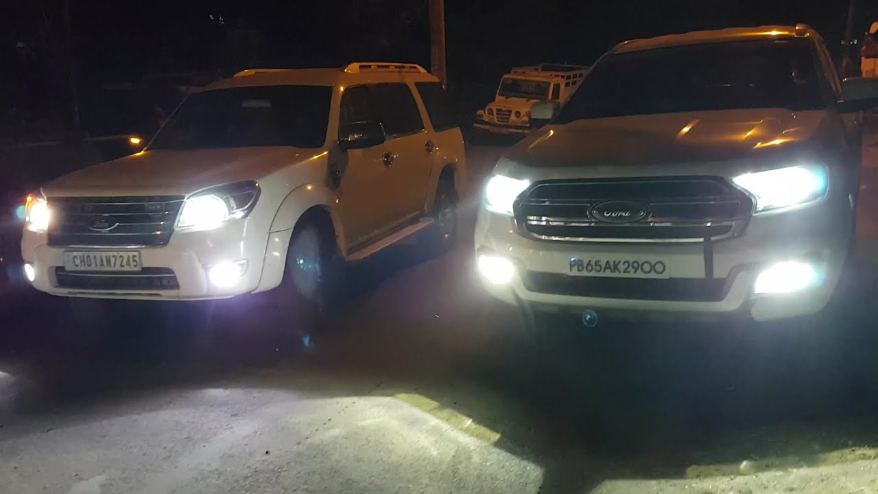 FORD ENDEAVOUR powerful Headlight Custom kit - YouTube