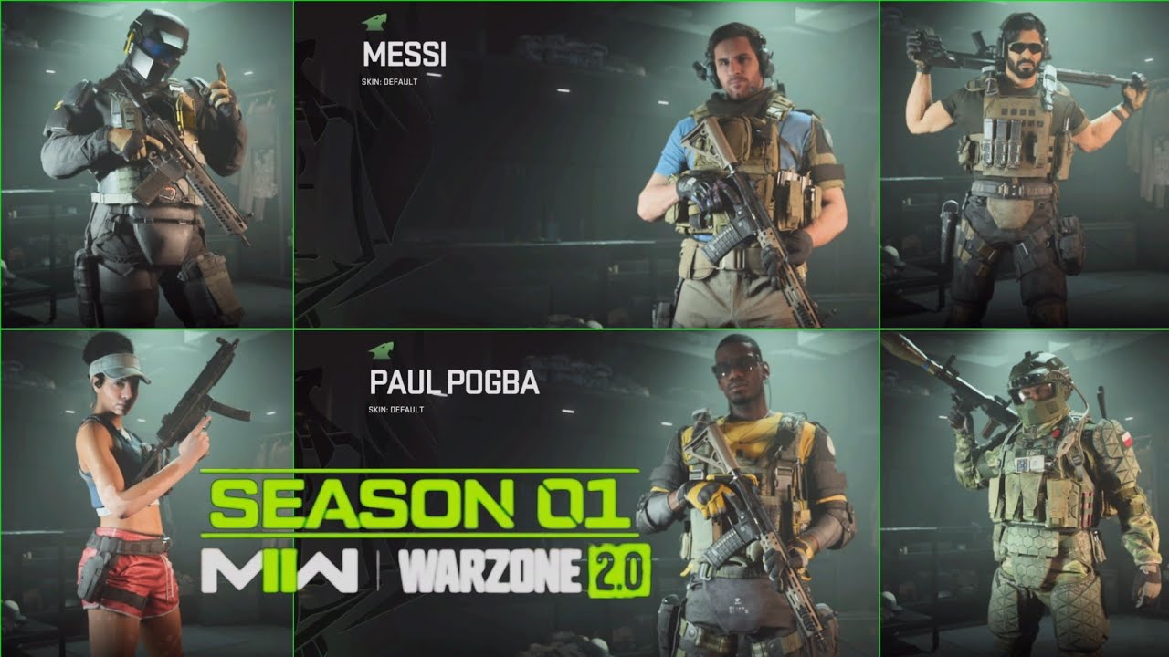 All Operator Skins in Call of Duty Modern Warfare II Season One - YouTube