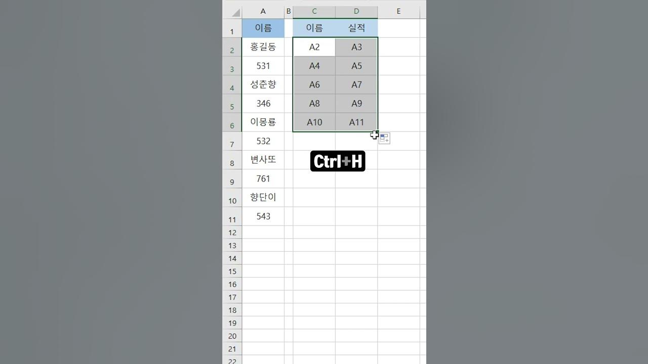 엑셀 열 데이터를 행으로 정렬하기 Sort Column Data Into Rows In Excel Youtube