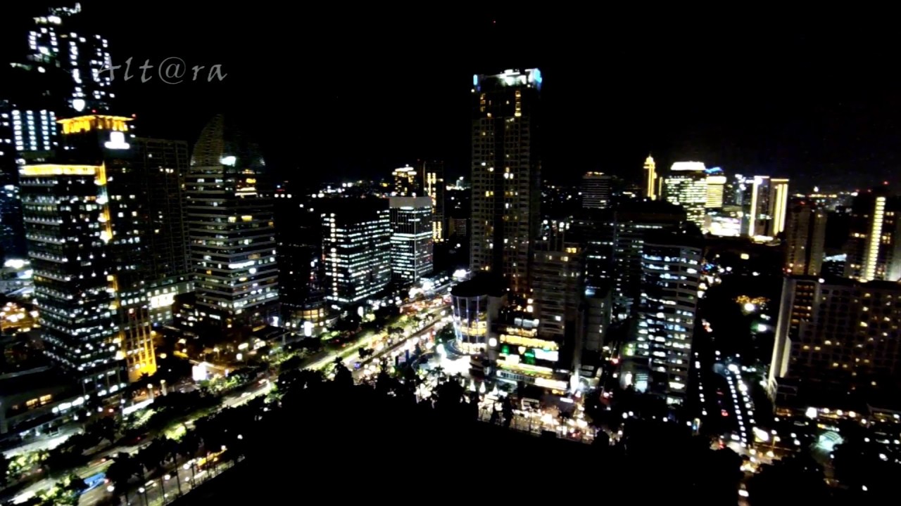LOW LIGHT (HD) SCBD JAKARTA,DRONE VIEW - YouTube