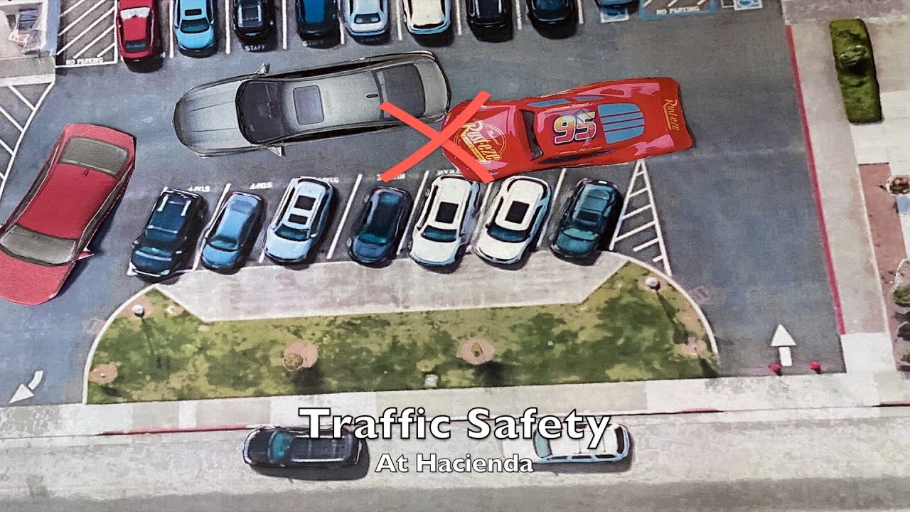 Traffic Safety and Drop Off Circle at Hacienda - YouTube