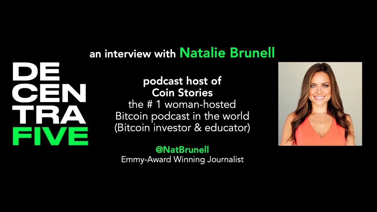 Natalie Brunell @NatBrunell host of the Coin Stories #Bitcoin & # ...
