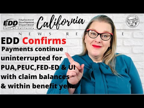 EDD Unemployment News Release: PUA, PEUC & FED-ED Claims With Balances ...