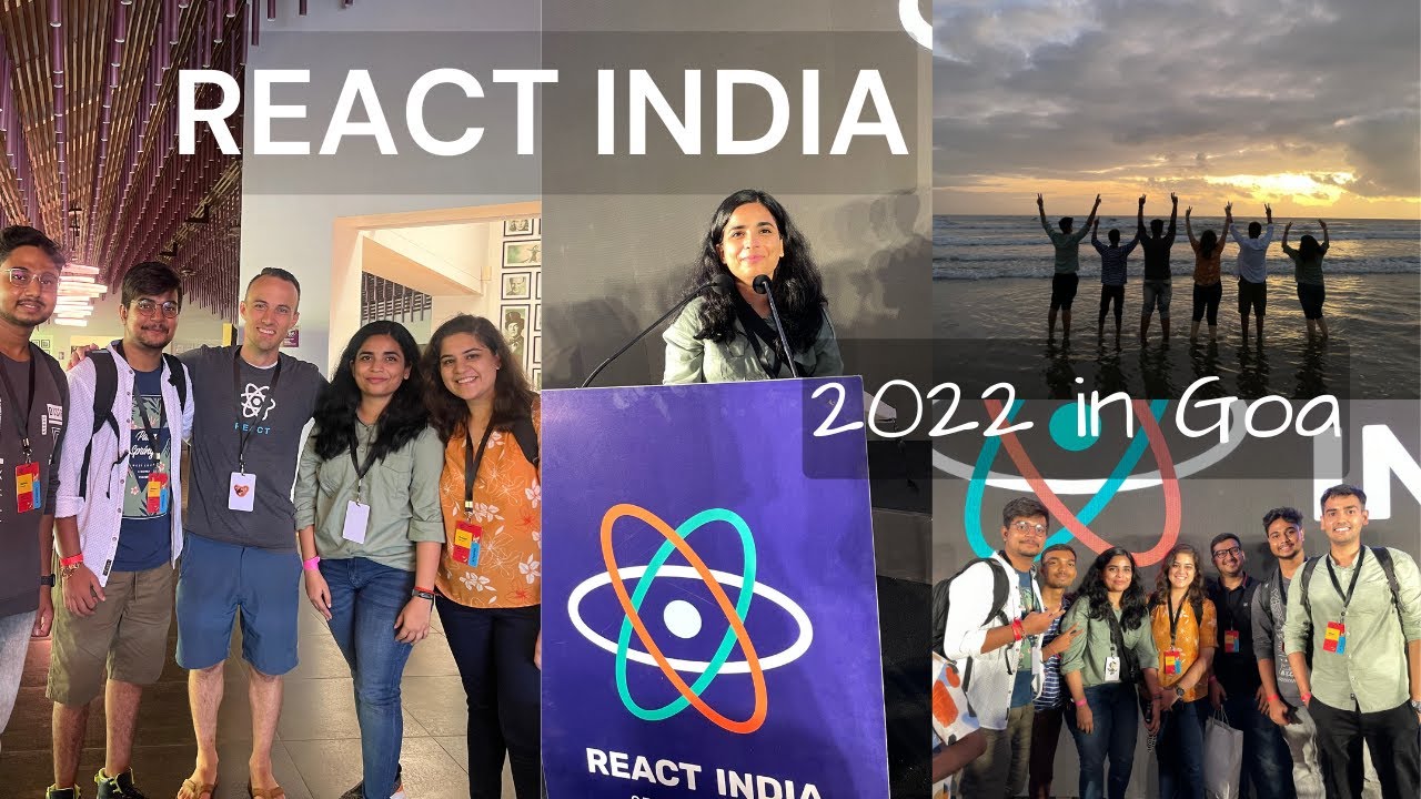 React India 2022 Goa Vlog | Met @KentCDodds-vids | India Beach ...