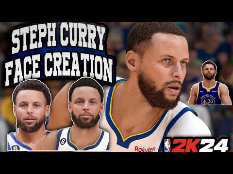 Stephen Curry Face Creation In 2K24 - *BEST* Stephen Curry Face ...