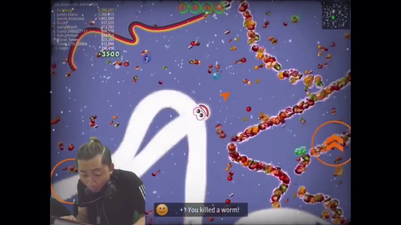 Pro MENG មកទៀតហេីយ😂ជាមួយ game worm zone .... - YouTube