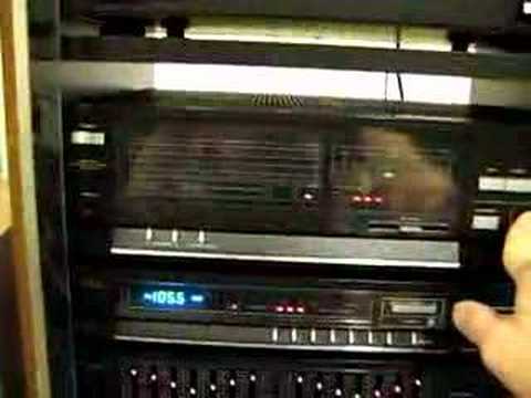 1980's Radio Shack stereo with 15" speakers - YouTube