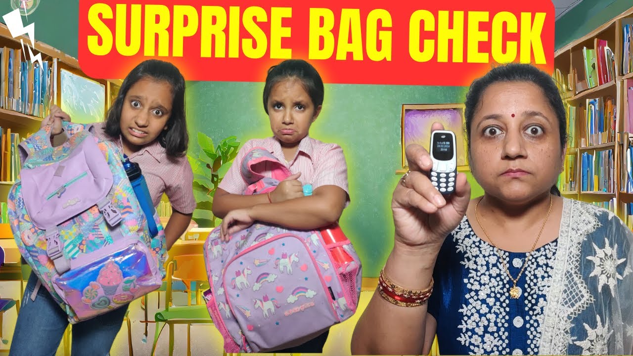School Life | Surprise School Bag Check - YouTube
