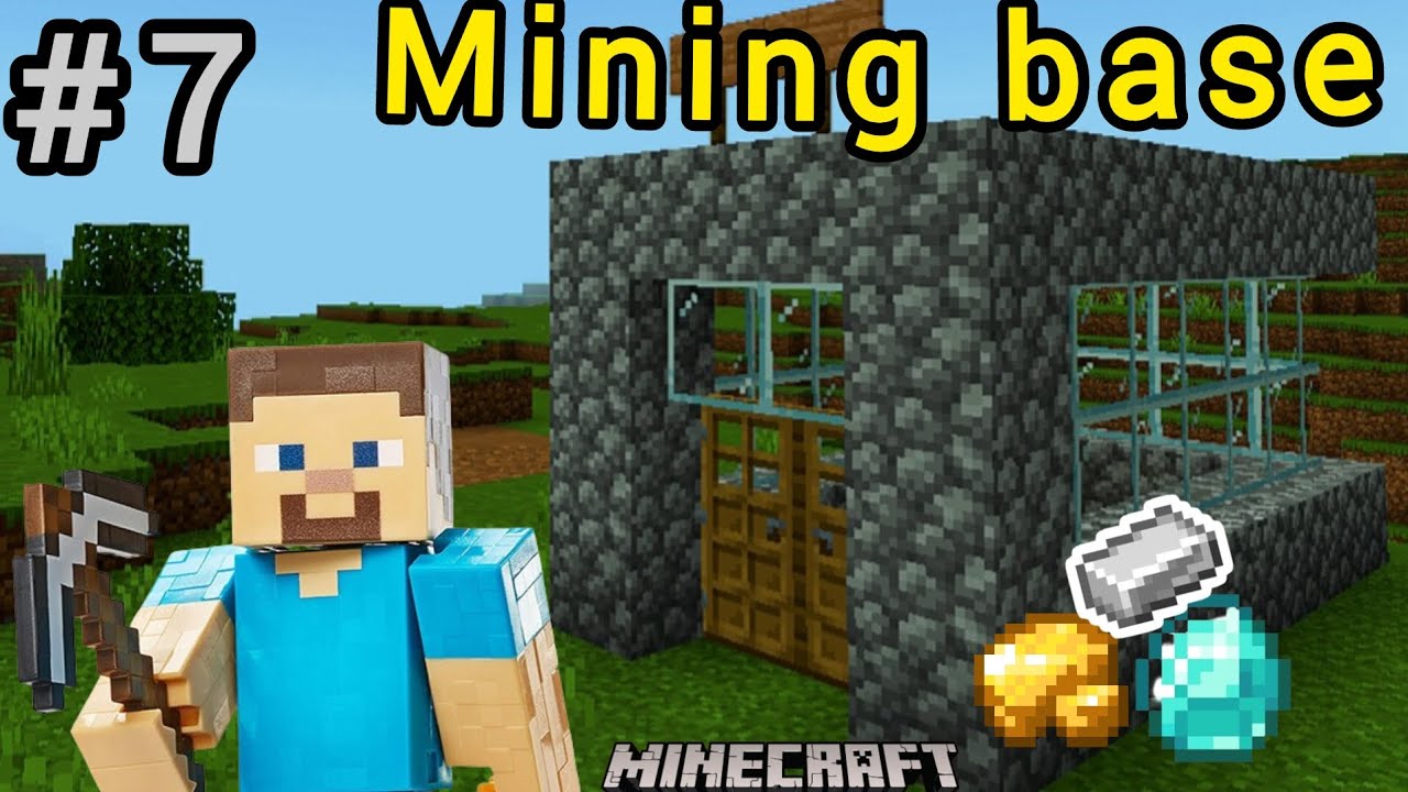 Only Mining or Mining Base Bna Dea kuch Dino ka Lea 💫🥰 #7 #minecraft ...