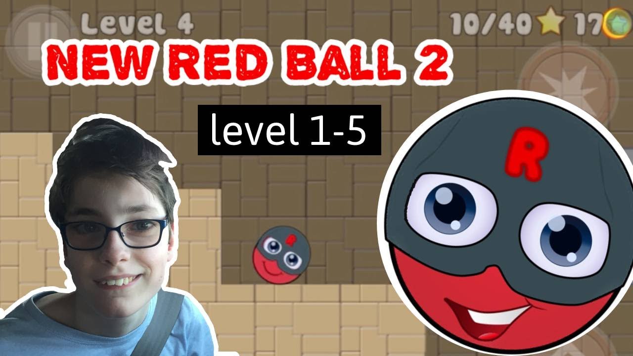 NEW Red Ball 2 with Hats GAMEPLAY Levels 1-5 - YouTube