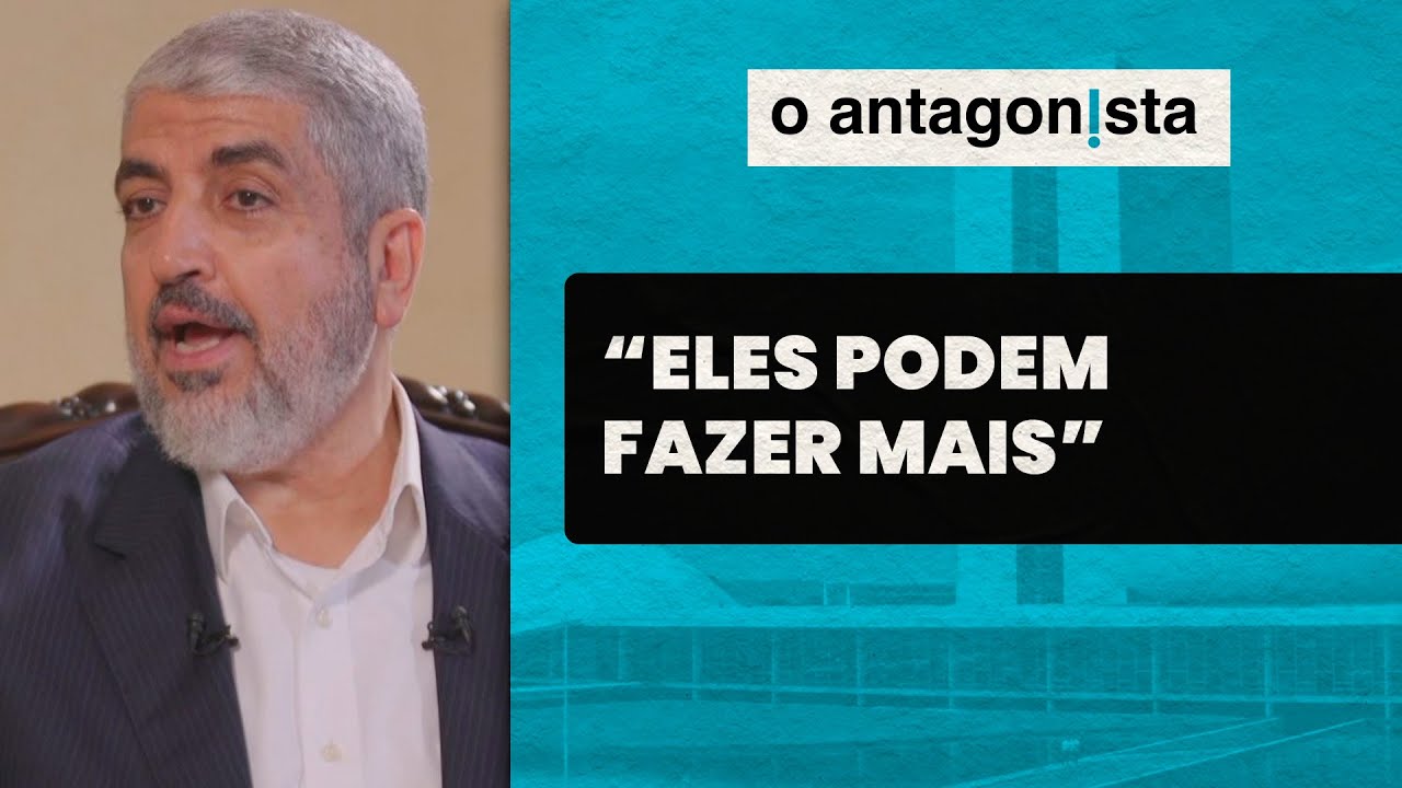 "Temos amigos na esquerda global", diz o porta-voz do Hamas, Khaled ...