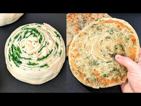 İnanılmaz hızlı ve kolay gözleme tarifi! Bu gözlemeleri bir tavada herkes pişirebilir! Maya yok