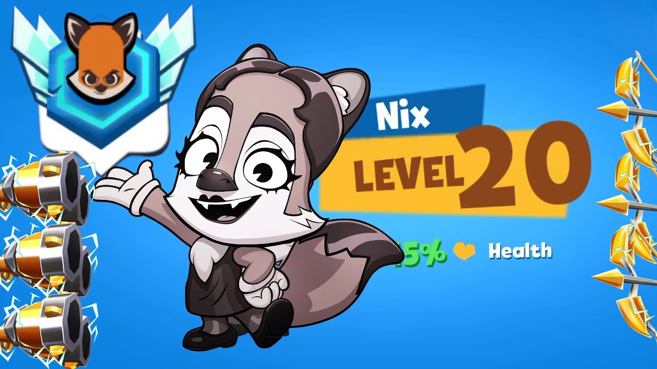 Cartoon Nix maximum (Level 20) zooba solo gameplay - YouTube