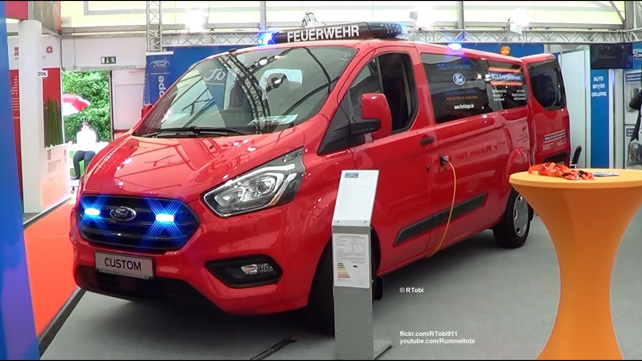 New Ford Transit fire dept. van on the RETTmobil 2018 expo in Germany ...