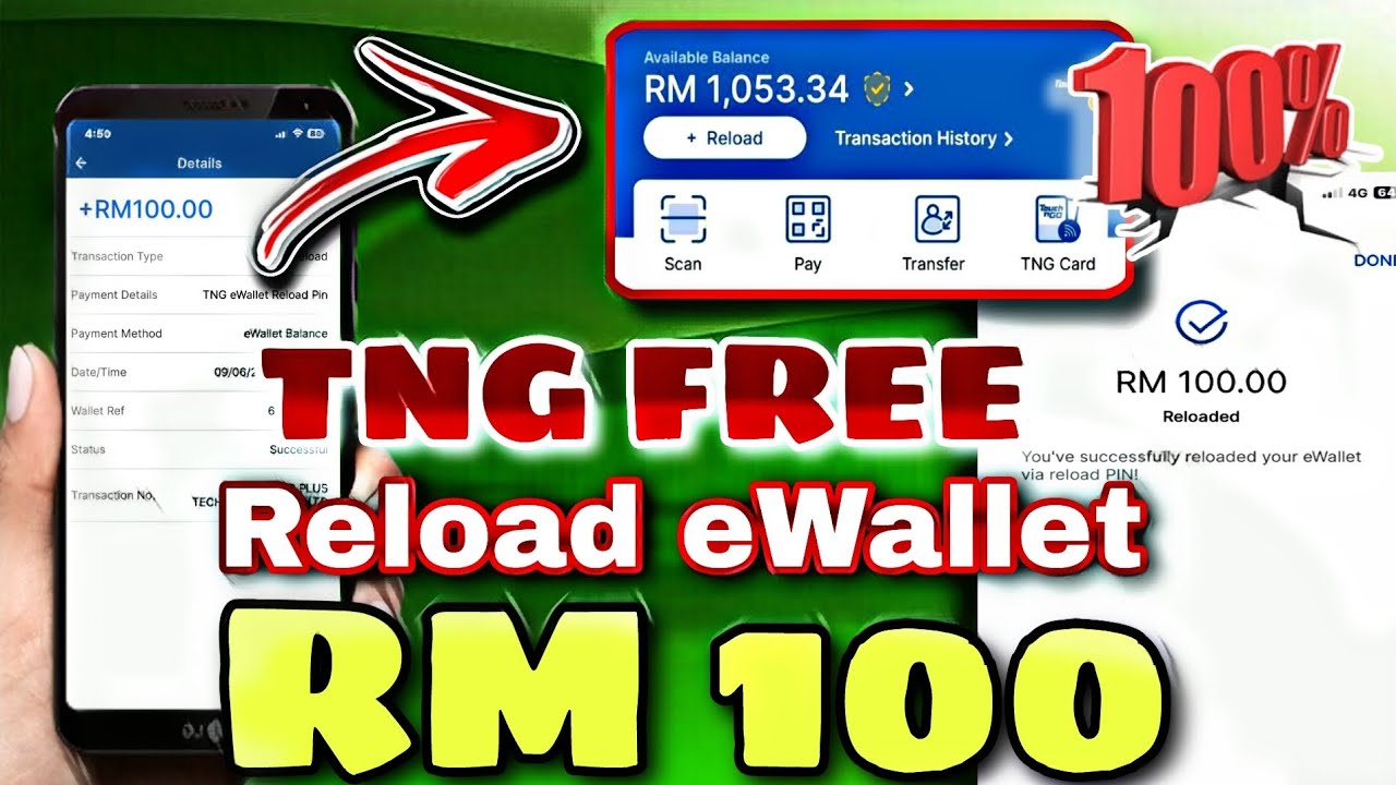 FREE TNG | cara dapat RM100 tng ewallet free je dari aplikasi ini 2023 ...