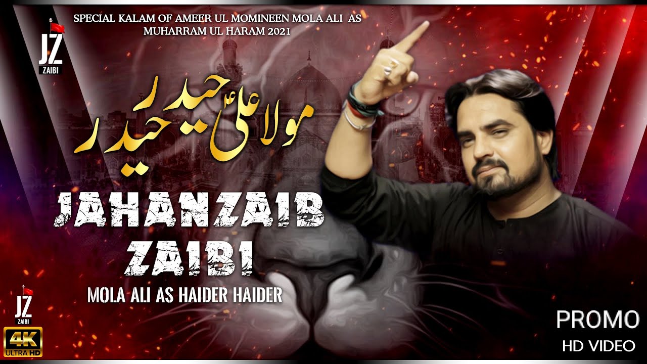 Maula Ali Haider Haider New noha | Promo | Jahanzaib Zaibi | 2021 ...
