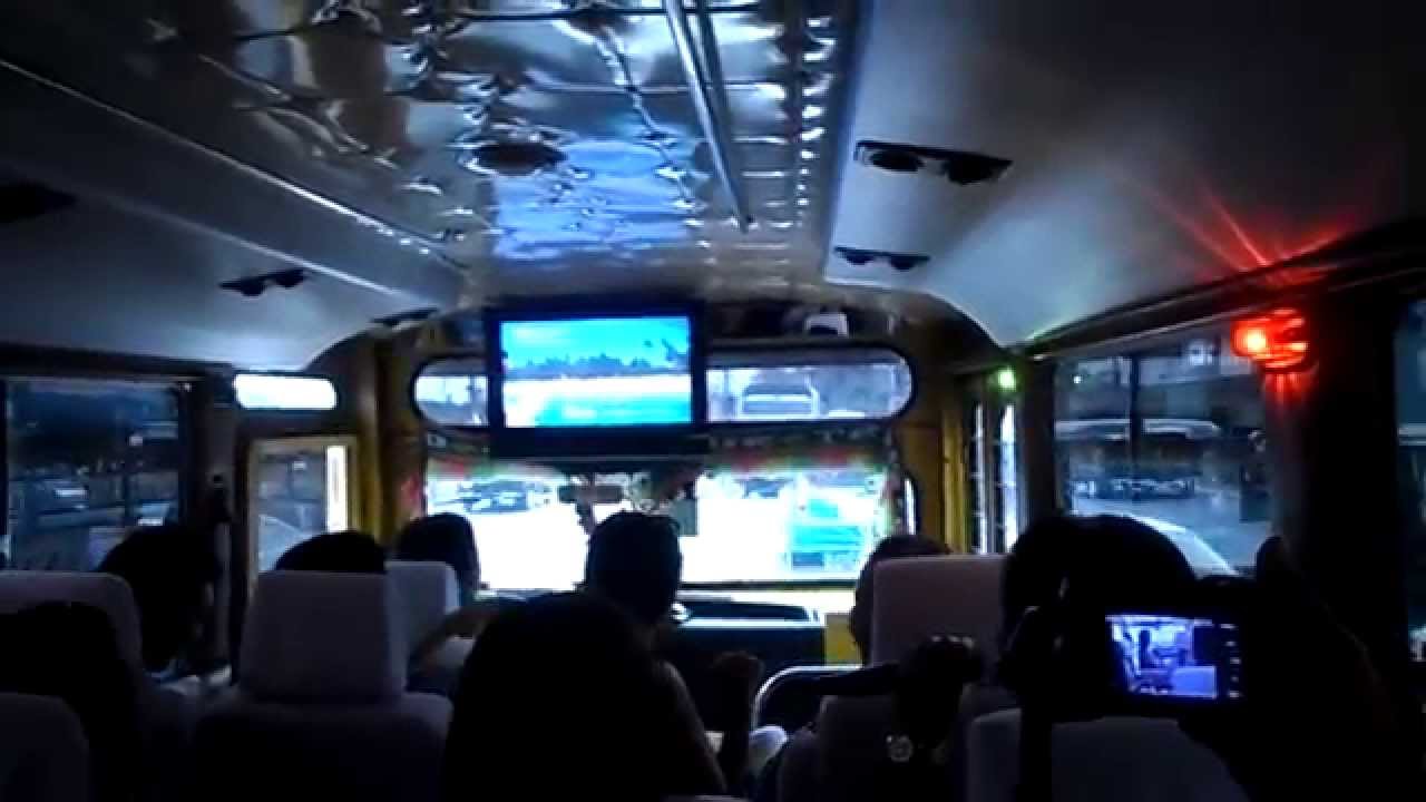 Videoke inside the Jeepney Tours ride - YouTube