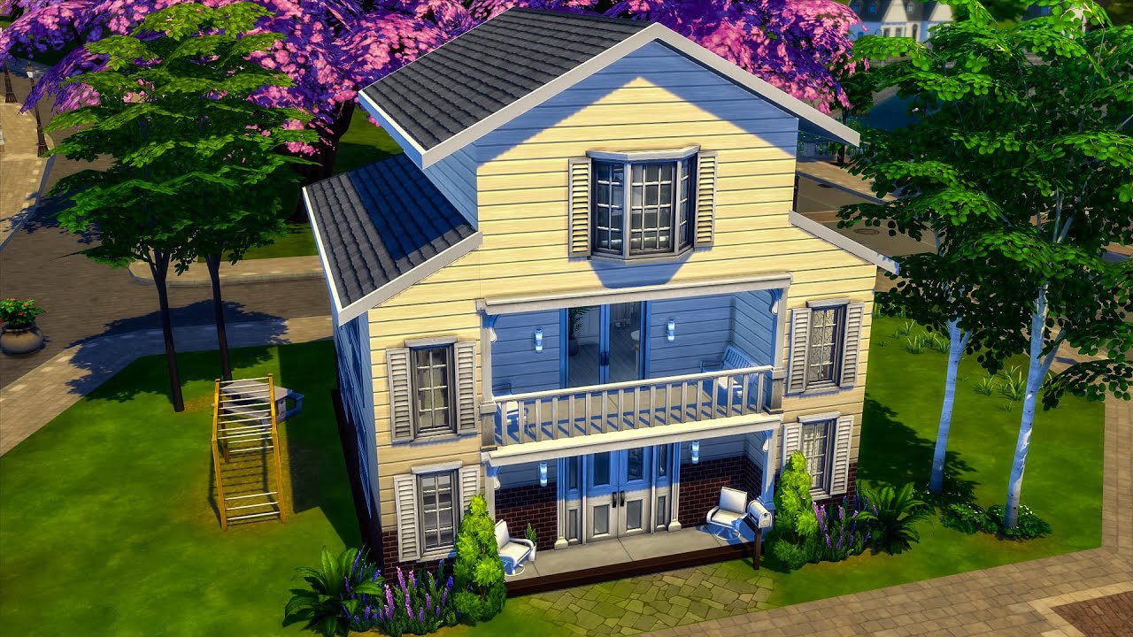 Sims 4 Base Game Speed Build - YouTube