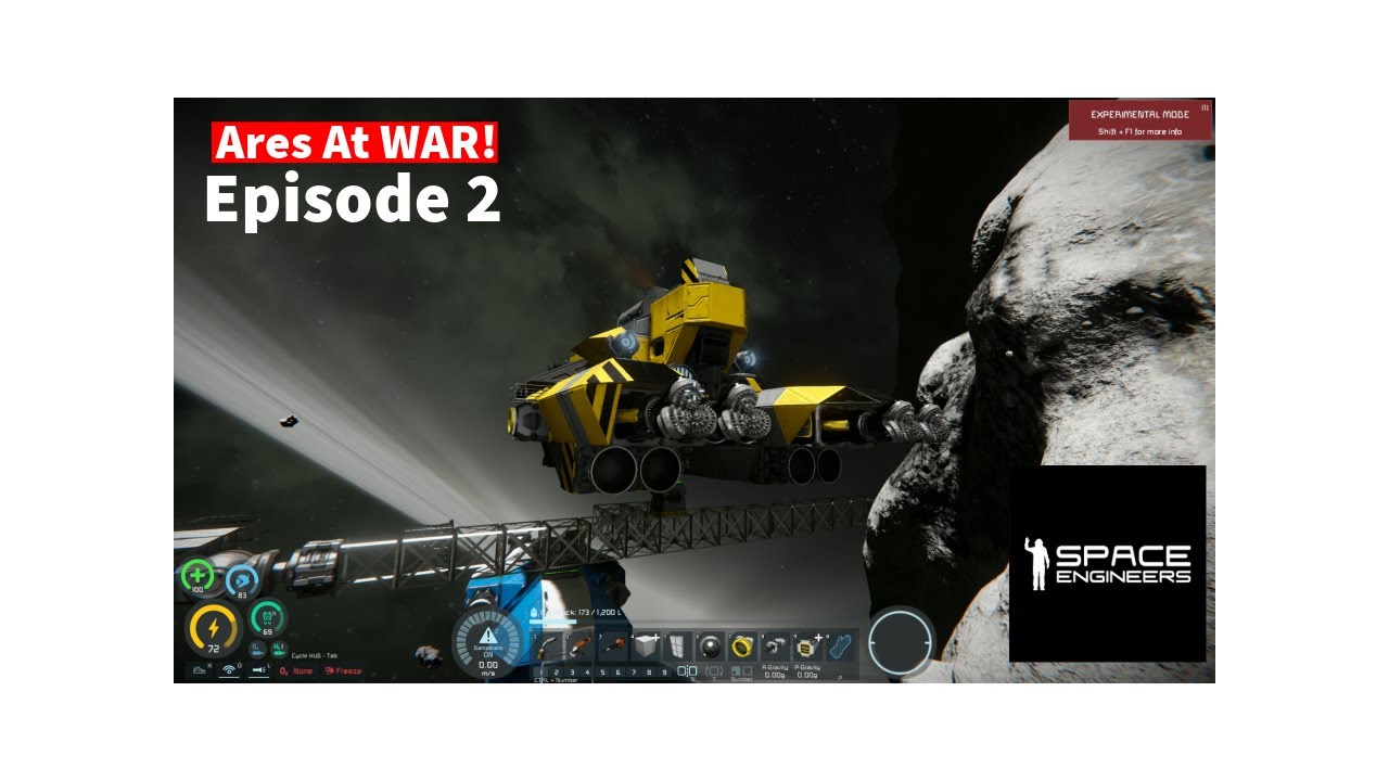 Space Engineers: Ares at War - Episode 2: Asteroid Base & (maybe ...