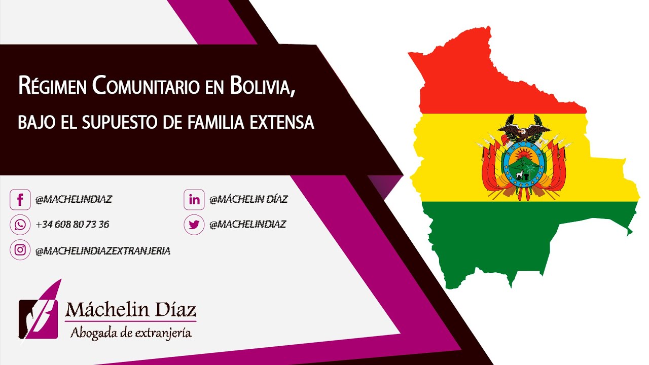 RÉGIMEN COMUNITARIO EN BOLIVIA, bajo el supuesto de familia extensa 📃 ...
