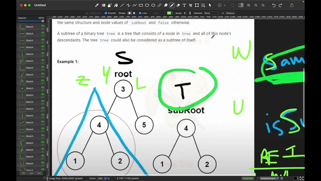 Leetcode 572 Subtree of Another Tree - YouTube
