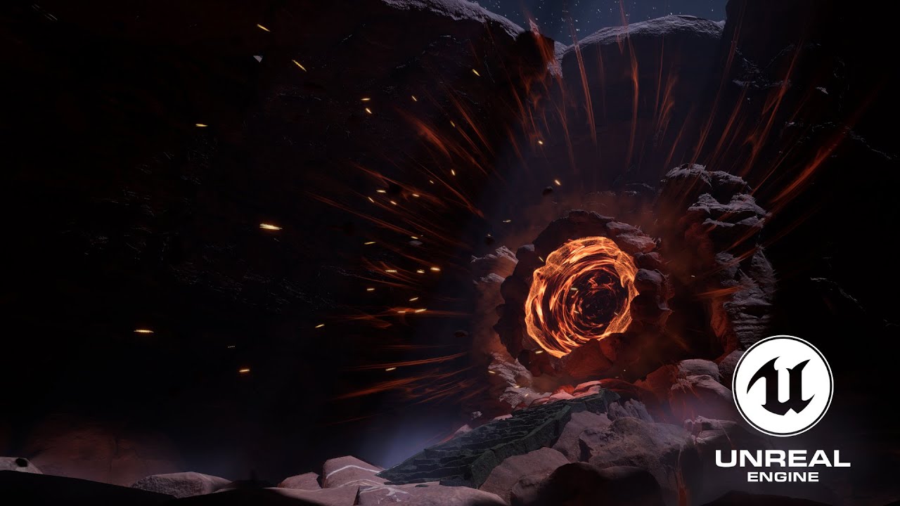 Portal. VFX practice in UE5 Niagara. - YouTube