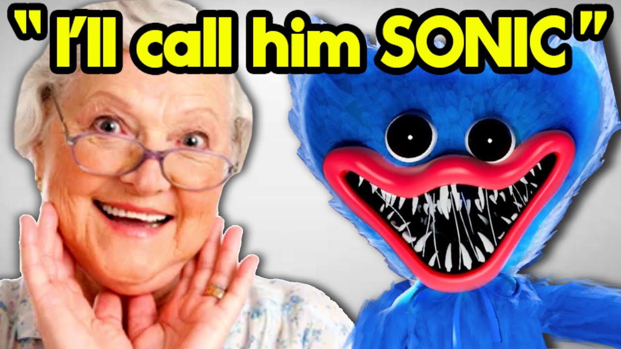 My Mom Guesses Poppy Playtime Characters Names! - YouTube
