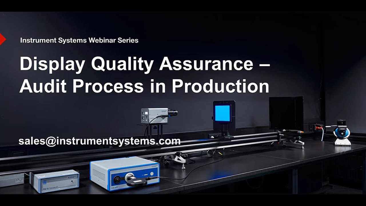 Display Quality Assurance Audit Process in Production - YouTube