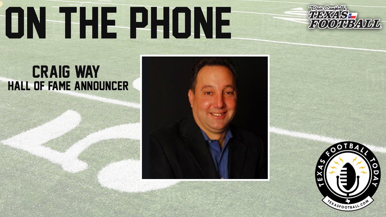 Hall of Fame Announcer Craig Way Reacts to Breaking News from the UIL ...