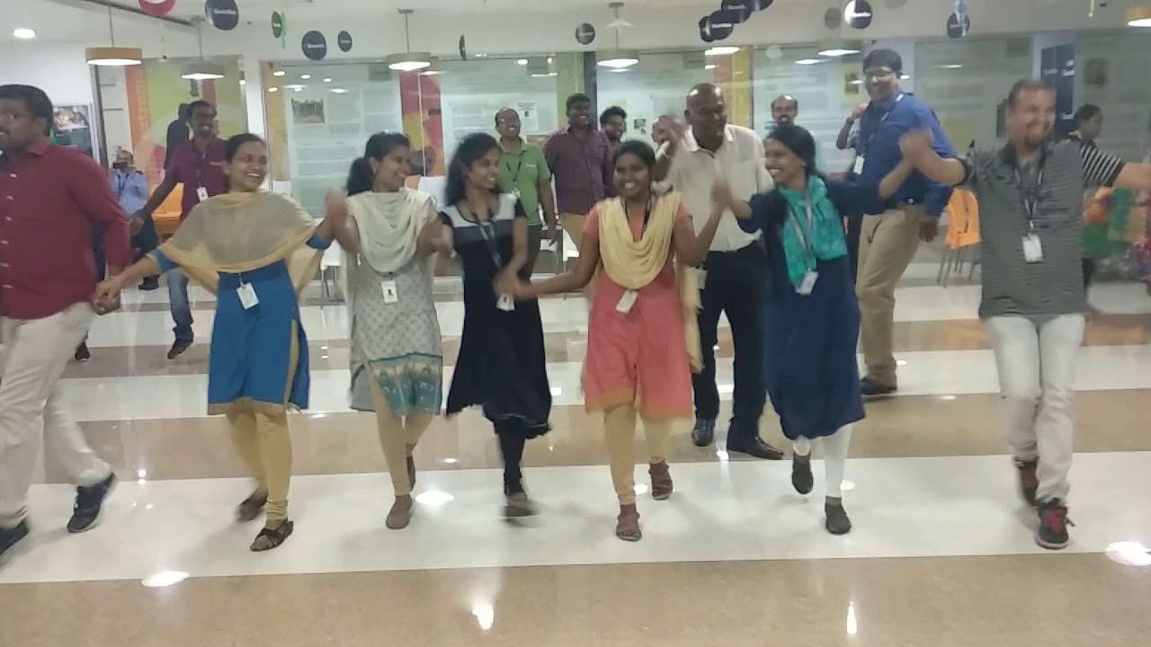 Laughter yoga dance and laugh - YouTube