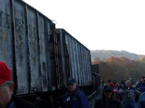 WMSR No. 734 Backing Freight Cars on Helmstetter's Curve - YouTube