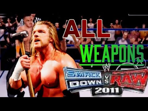 All Weapons in WWE SVR 11🔥 - YouTube